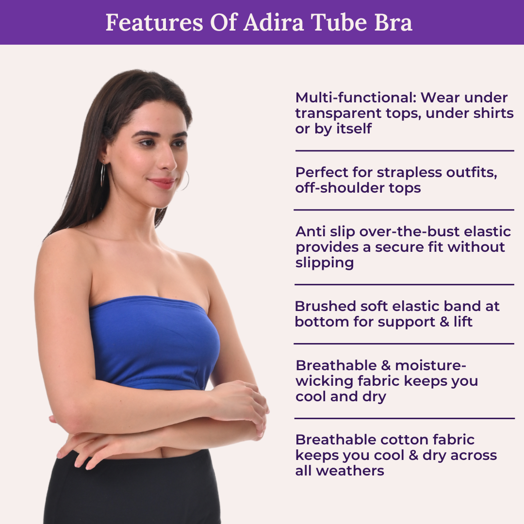 Anti Slip Bandeau Bra For Women From Adira - Order Now