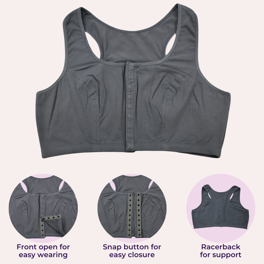 Buy Front Open Button Bra For Elderly