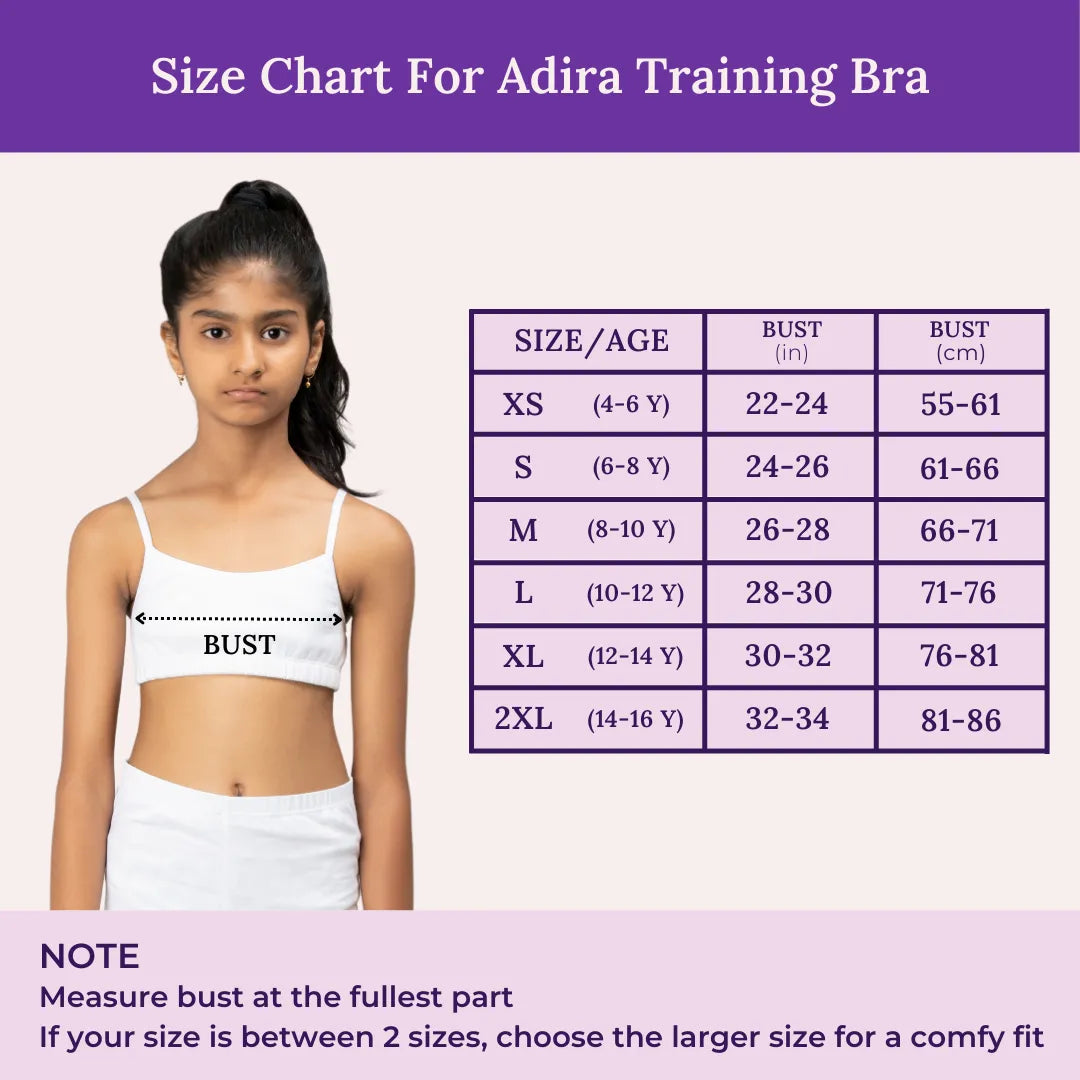 Purchase Training Bra Online For Growing Girls By ADIRA